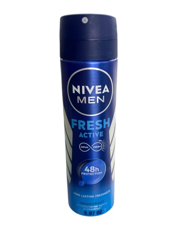NIVEA BODY SPRAY 150ML MEN FRESH ACTIVE NBS150MFA – Importadora Mayong ...